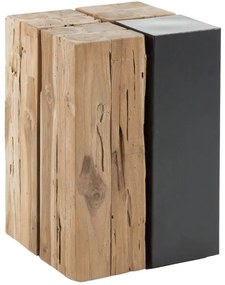 OnaDnes -20% Teakový odkládací stolek Kave Home Kwango 29 x 29 cm