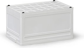 Skládací úložný regálový box L 37 l, 459x320x250 mm, bílý