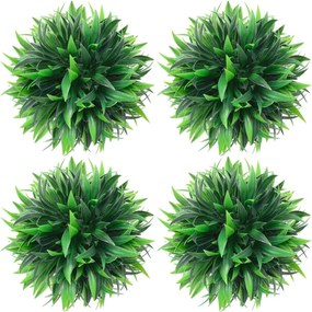 Umělé buxus koule 4 ks 15 cm 315471