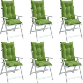 vidaXL Souprava polštářů pro vysokou židli 6 ks Polyester [4002357] Barva: melanžová zelená