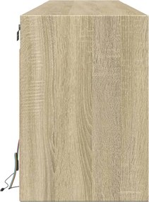 Nástěnná TV skříňka s LED dub sonoma 180 x 31 x 45 cm 3307935