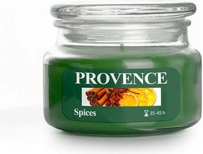 Svíčka ve skle s víčkem KOŘENÍ 200 g