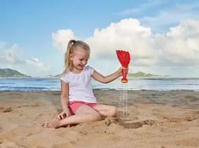 Hape Hračky na písek - Kropítko, červená / od 18 měsíců