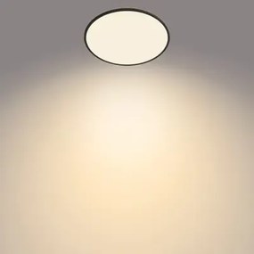 Philips SuperSlim 36W černá / LED stropní svítidlo / 2700K / průměr 55