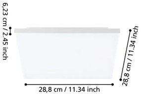Eglo 99843 - LED Stropní svítidlo TURCONA LED/10W/230V