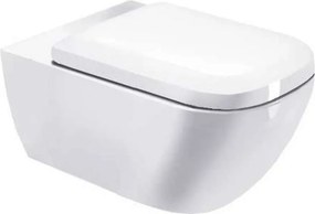 Duravit Happy D.2 - Závěsné WC, DuraFix, bílá 2221090000