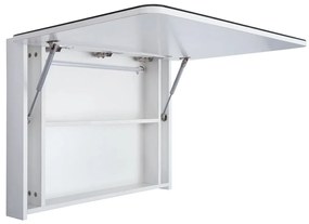 vidaXL Marketos LED koupelnová skříňka se zrcadlem 80 x 9,5 x 55 cm