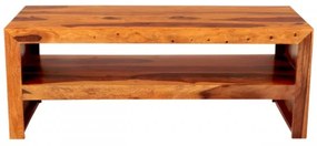 Indický nábytek - TV stolek Tara 120x45x45 z indického masivu palisandr Světle medová