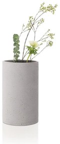 Světle šedá váza Blomus Bouquet, výška 20 cm