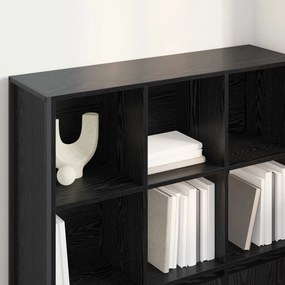 Knihovna 99,5 x 30 x 108 cm Kompozitní dřevo Černý dub 3403022