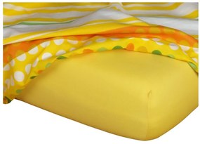 DADKA Jersey prostěradlo tmavě žluté Rozměr 35x75x2