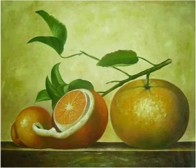 Zátiší pomeranče - 50 x 60 cm