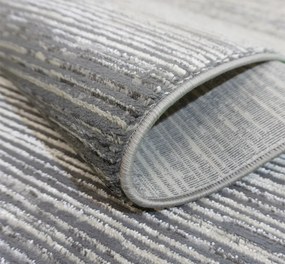 BE Koberec Esprit 3605 GREY - šedý obdélníkový Rozměr: 140x190 cm
