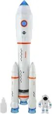 TEDDIES Raketa se zvukem, světlem a párou / 36 cm / plast / doplňky /