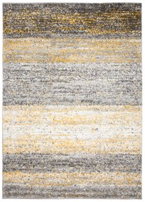 Kusový koberec shaggy Piska žlutý 80x150cm