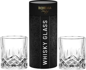 BOHEMIA PRESTIGE CLASSICO SKLENICE NA WHISKY V TUBĚ 300ML SADA 2KS