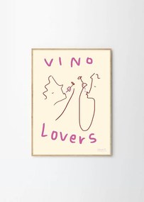 Plakát 50x70 cm Vino Lovers – Ruby Hughes – The Poster Club