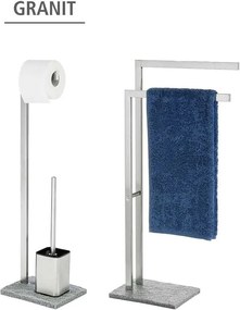 Stojan na toaletní papír a WC štětku GRANITE, 2 v 1, WENKO