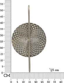 Kovové nástěnné svítidlo ve stříbrné barvě Silvery – Mauro Ferretti