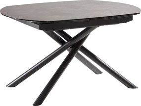 XXXLutz JÍDELNÍ STŮL, antracitová, černá, 130-190/100/77 cm Novel - Jídelní stoly - 000069001301