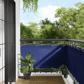 Balkonová zástěna modrá 75 x 700 cm 100% polyester oxford - Default Title