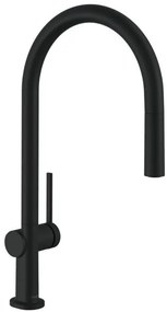 Hansgrohe Talis M54 - Dřezová baterie Talis s výsuvnou koncovkou, matná černá 72802670