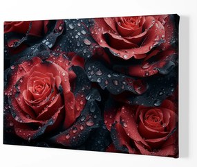 Obraz na plátně - Růže, tajemní sousedé FeelHappy.cz Velikost obrazu: 150 x 100 cm