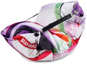 BeanBag Designový sedací vak 189x140 Grafic 2 s popruhy