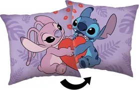 Jerry Fabrics Polštářek Lilo a Stitch Kiss 40x40 cm