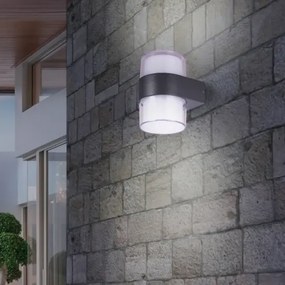 LED nástěnné svítidlo Lars Round 3000K tmavě šedá