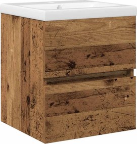 Skříňka pod umyvadlo Černý dub 80 x 39 x 62 cm Kompozitní dřevo 3333149