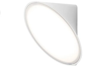 Axolight Orchid, bílé nástěnné svítidlo, 1x10W LED 3000K stmívatelné, prům. 20cm