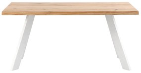 Stůl lunac 140 x 90 cm bílý MUZZA