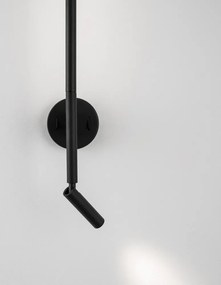 Matně černé hliníkové LED nástěnné svítidlo s ohybatelnou konstrukcí Handy – Nova Luce