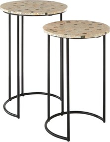 Kulaté odkládací stolky v sadě 2 ks ø 38 cm Halle – Premier Housewares