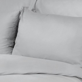 Saténové povlečení LUXURY COLLECTION světle šedé - 1x 140/220, 1x 70/90cm