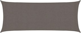 Plachta proti slunci 160 g/m² antracitová 2 x 4,5 m HDPE 311065