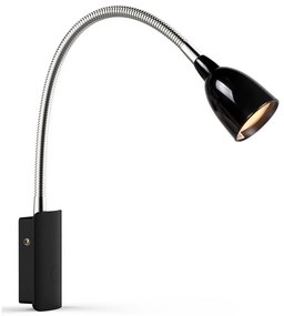Markslöjd Markslöjd 105940 - LED Nástěnná lampička TULIP LED/2,5W/230V černá ML1028