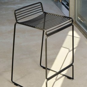 HAY Barová židle Hee Bar Stool High, Black