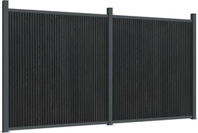 Plotový dílec šedý 353 x 186 cm WPC 3282790