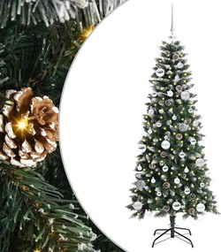 Umělý vánoční stromeček Zelená 150 cm PVC, plast a ocel 3395813