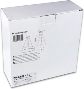 Závěsná sada pro svítidla McLED Nova R 350/400/500, délka 1,1m ML-419.039.33.0