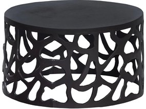 OnaDnes -20% Hoorns Černý kovový konferenční stolek Jaspeto 64 cm