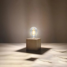 Sollux Lighting Stolní lampa ARIZ dřevo