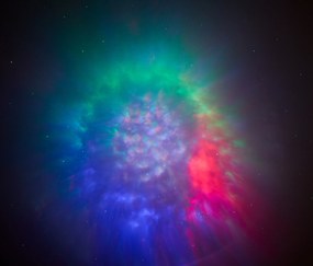 Tchibo - Projektor hvězdné oblohy s LED »Astronaut« - barva: bílá