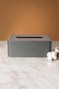 BOX SETA - Designový box na jednorázové kapesníčky, šedá