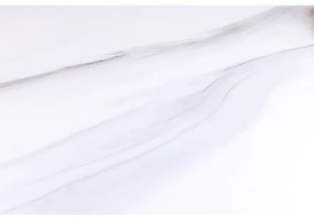 Massive home | Jídelní stůl ART MARBLE 200 cm - keramická deska z bílého mramor/ zlatá/šampaňské