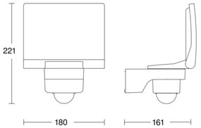 STEINEL 068066 - LED Reflektor se senzorem XLED PRO LED/20W/230V IP44 3000K