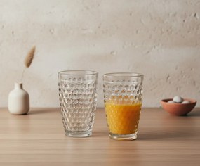 Sada 6 sklenice ELISE DOTS 380 ml čirá