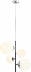 Závěsná lampa Bloom 4 Chrome 1091L4 Aldex